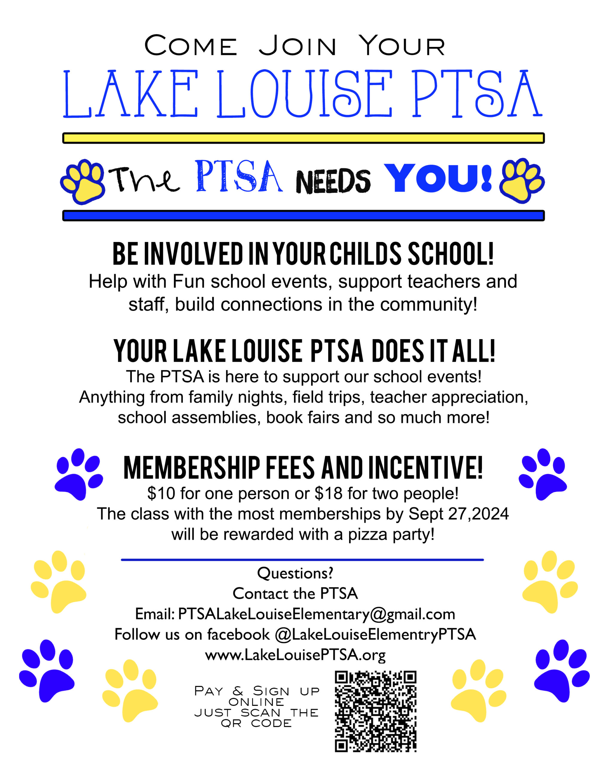 Become A Member - Lake Louise Elementary PTSA